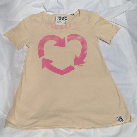 PINK Victoria's Secret | Tops | Rare Vs Pink Organic Cotton Shirt Vs ...